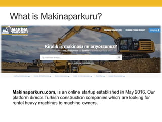 Makinaparkuru Presentation - Oct,2017 | PPTX