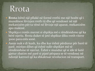 Makinat e thjeshta | PPTX