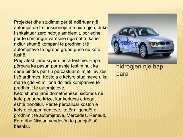 Makinat hibride | PPTX