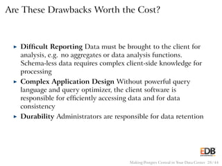 Making Postgres Central in Your Data Center | PPT