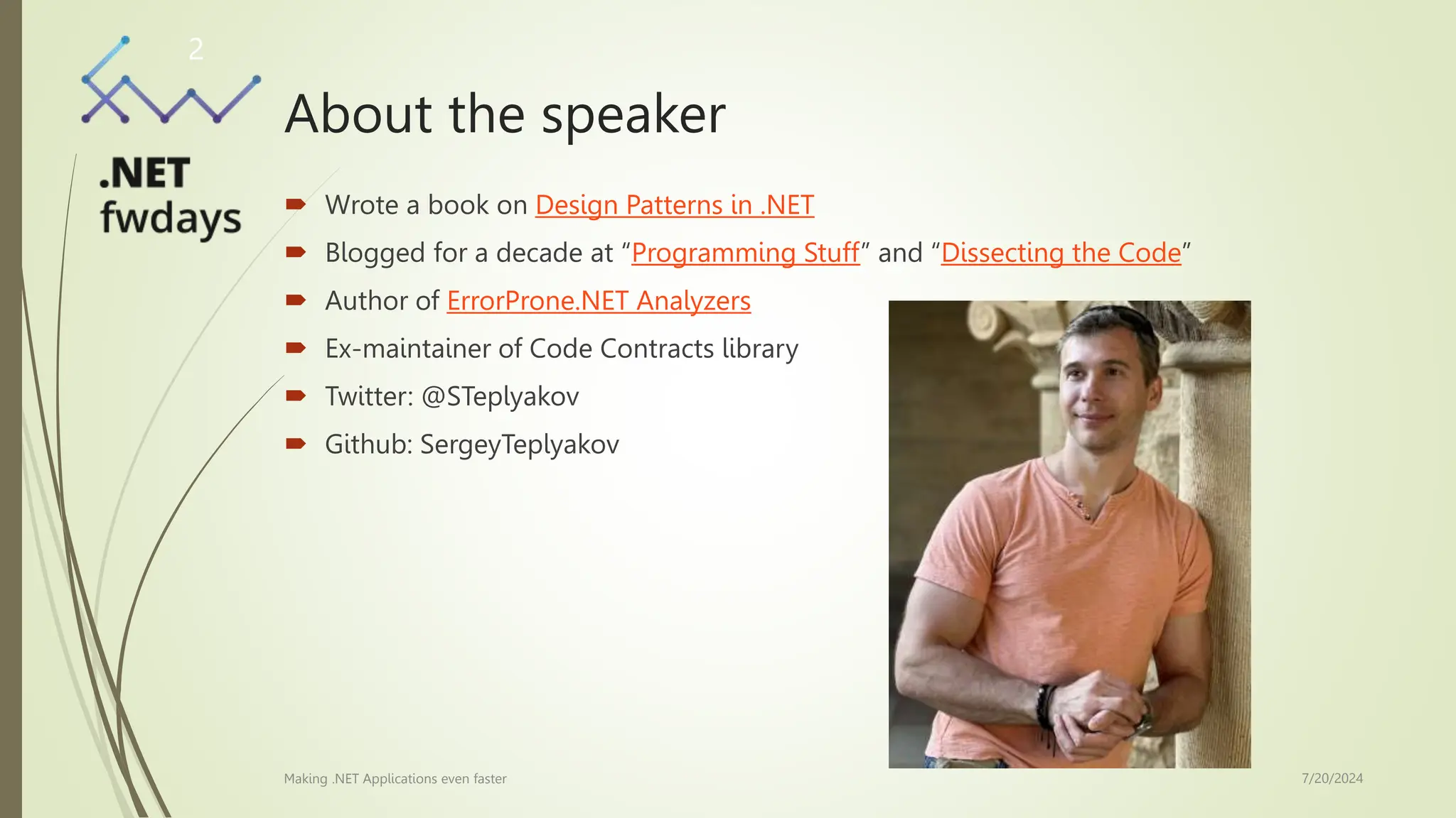 "Making .NET Application Even Faster", Sergey Teplyakov.pptx