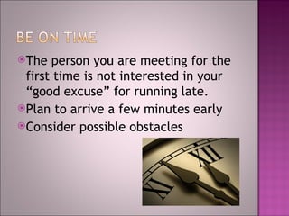 Making a great first impression | PPT