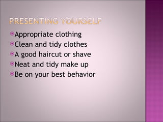 Making a great first impression | PPT