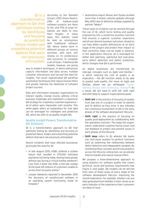 Making a Quantum Leap with Continuous Analytics-Based QA | PDF