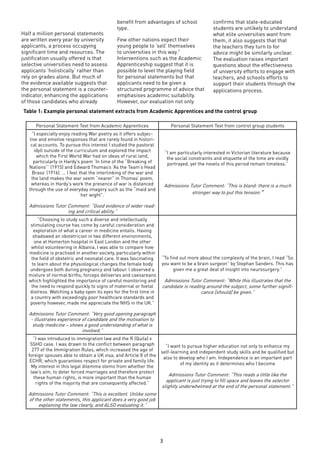 The Sutton Trust's Making a Statement Research - Jan 2016 | PDF