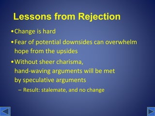 Making Change Happen: a Parable | PPT