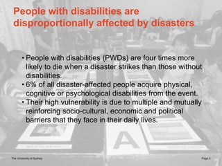 Making DiDRR a Reality A Three Step Approach to Empowering People with ...