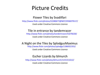 Making Escher Tiles | PPT
