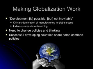 Making Globalization Work Preface | PPT