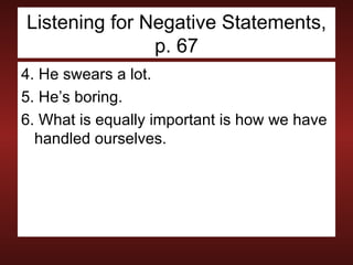 Making Negative Comments Statements or Comments Politely, | PPT