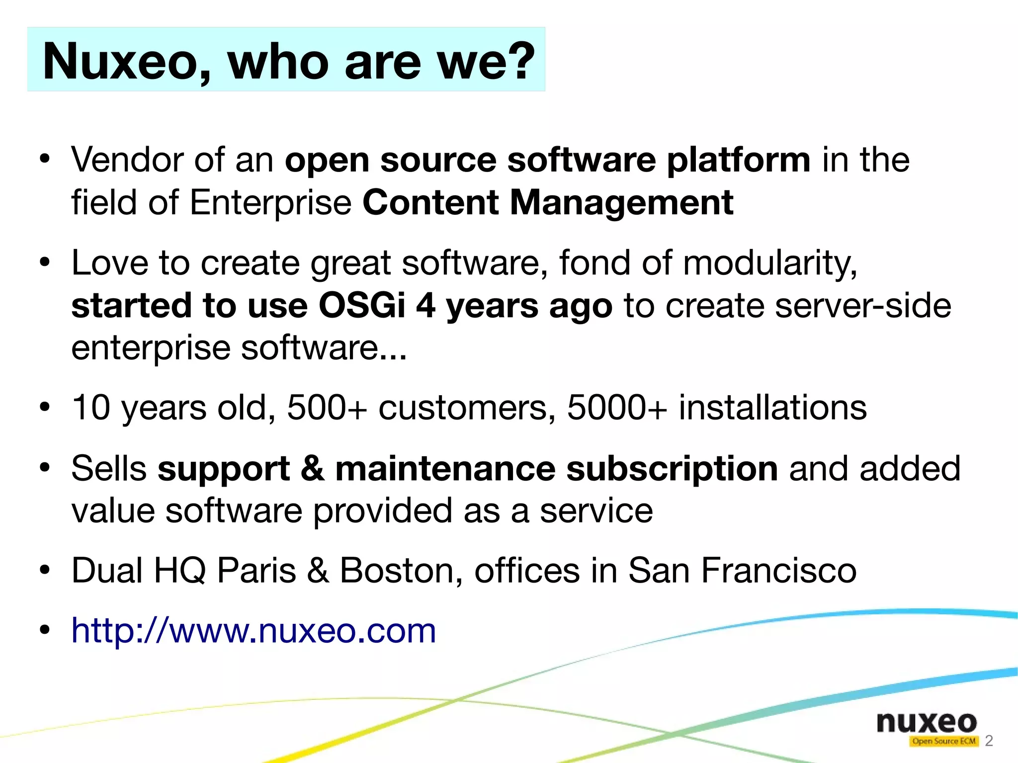 Leveraging OSGi-based Architecture, GWT, and Eclipse to build a large ajax-based applications on ...