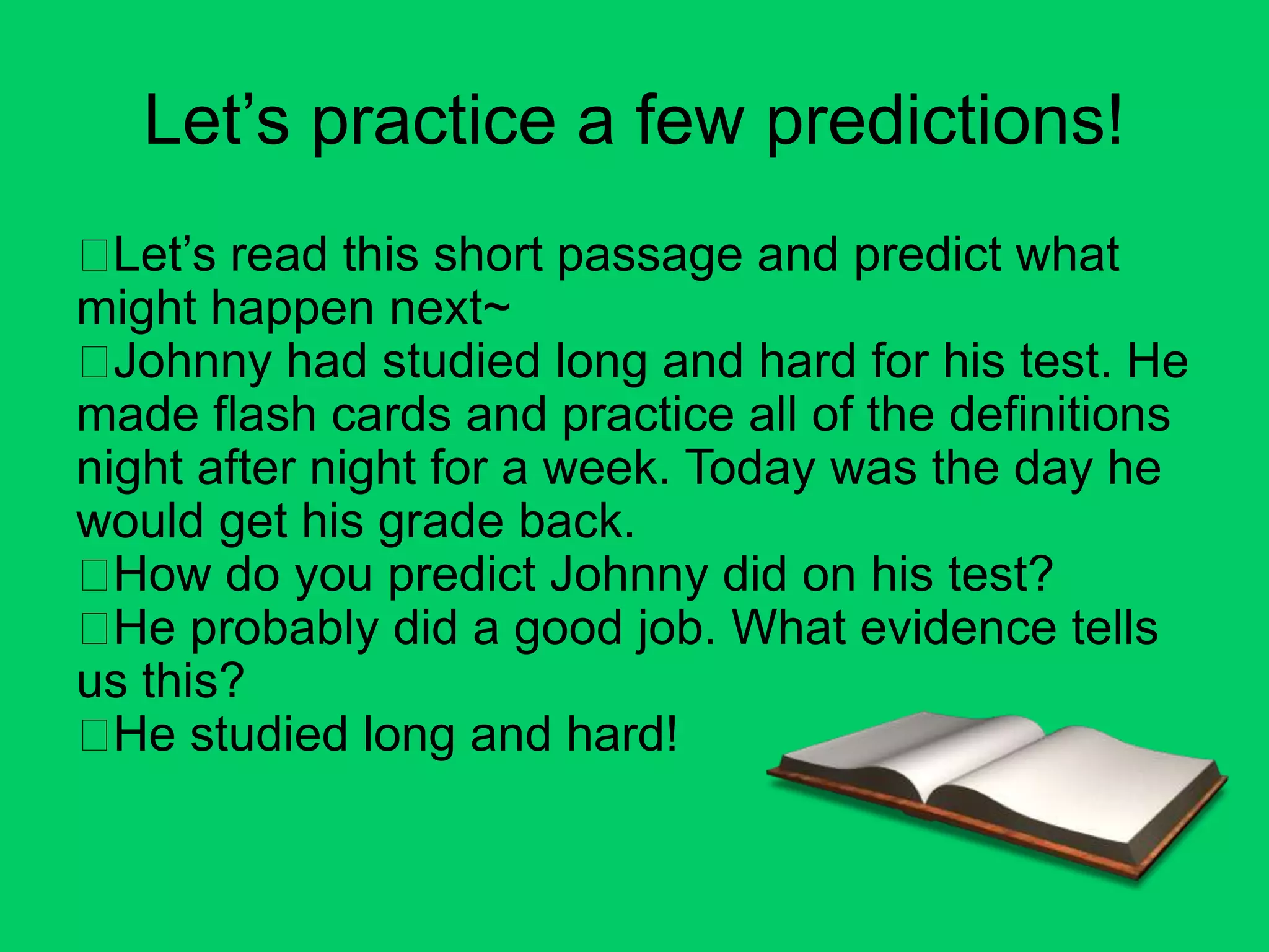 Making predictions | PPTX