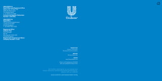 Making purpose pay: inspiring sustainable living by Unilever | PDF