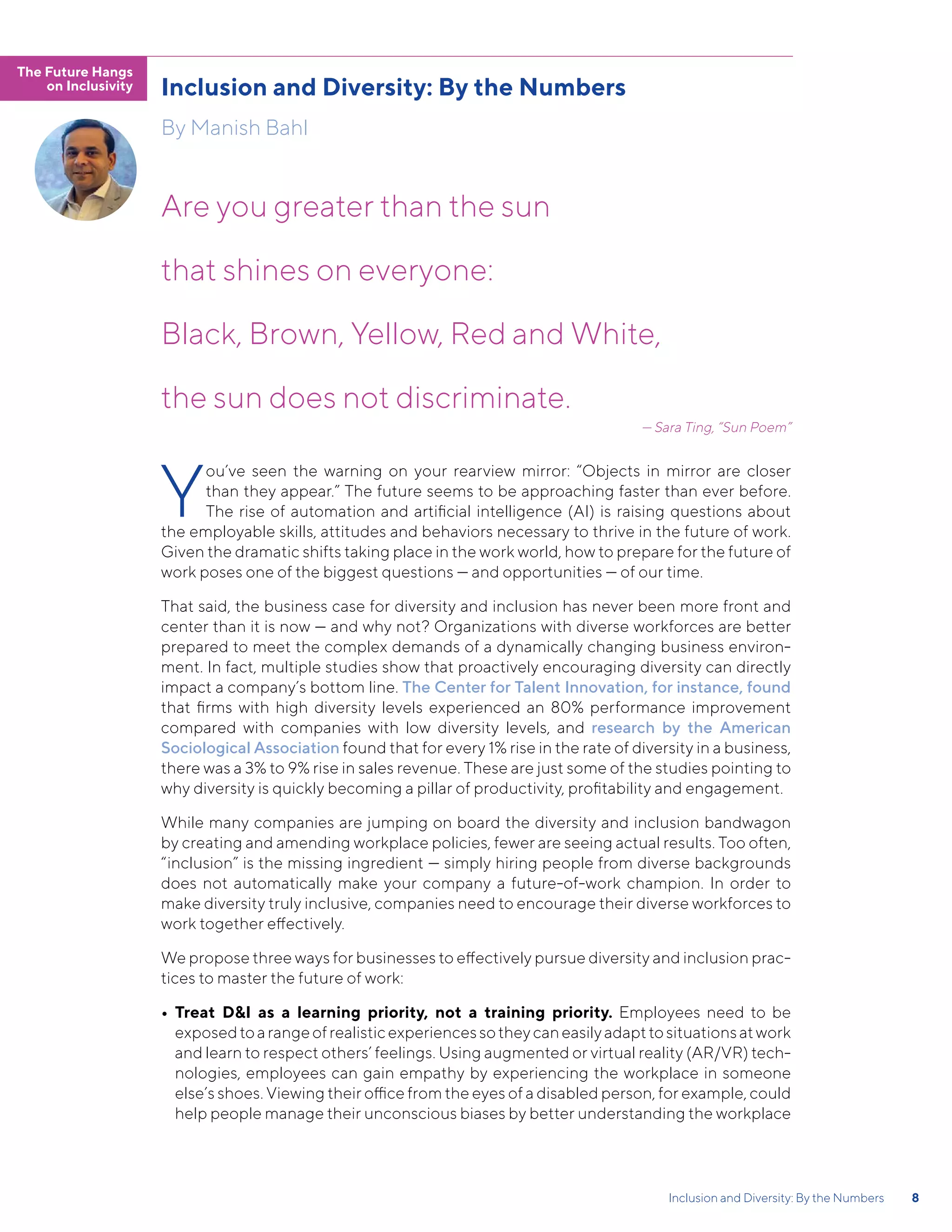 Making Room: Reflections on Diversity & Inclusion in the Future of Work | PDF | Large Business ...