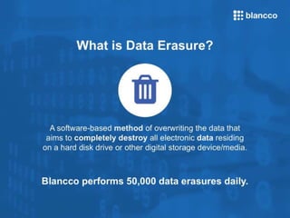 Making the Case- Blancco Data Center Eraser Solution | PPTX