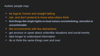 Making the most of autism | PPT