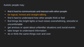 Making the most of autism | PPT
