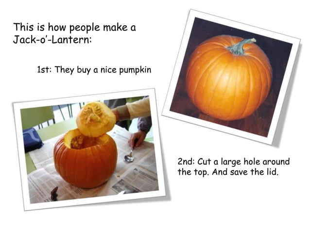 Making a Jack-o'-lantern | PPT