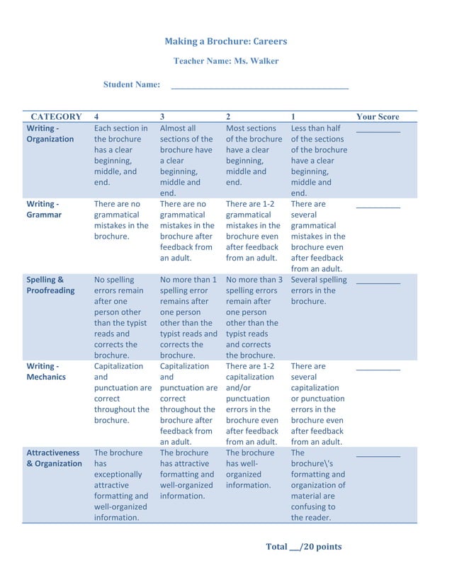 Making a brochure | PDF