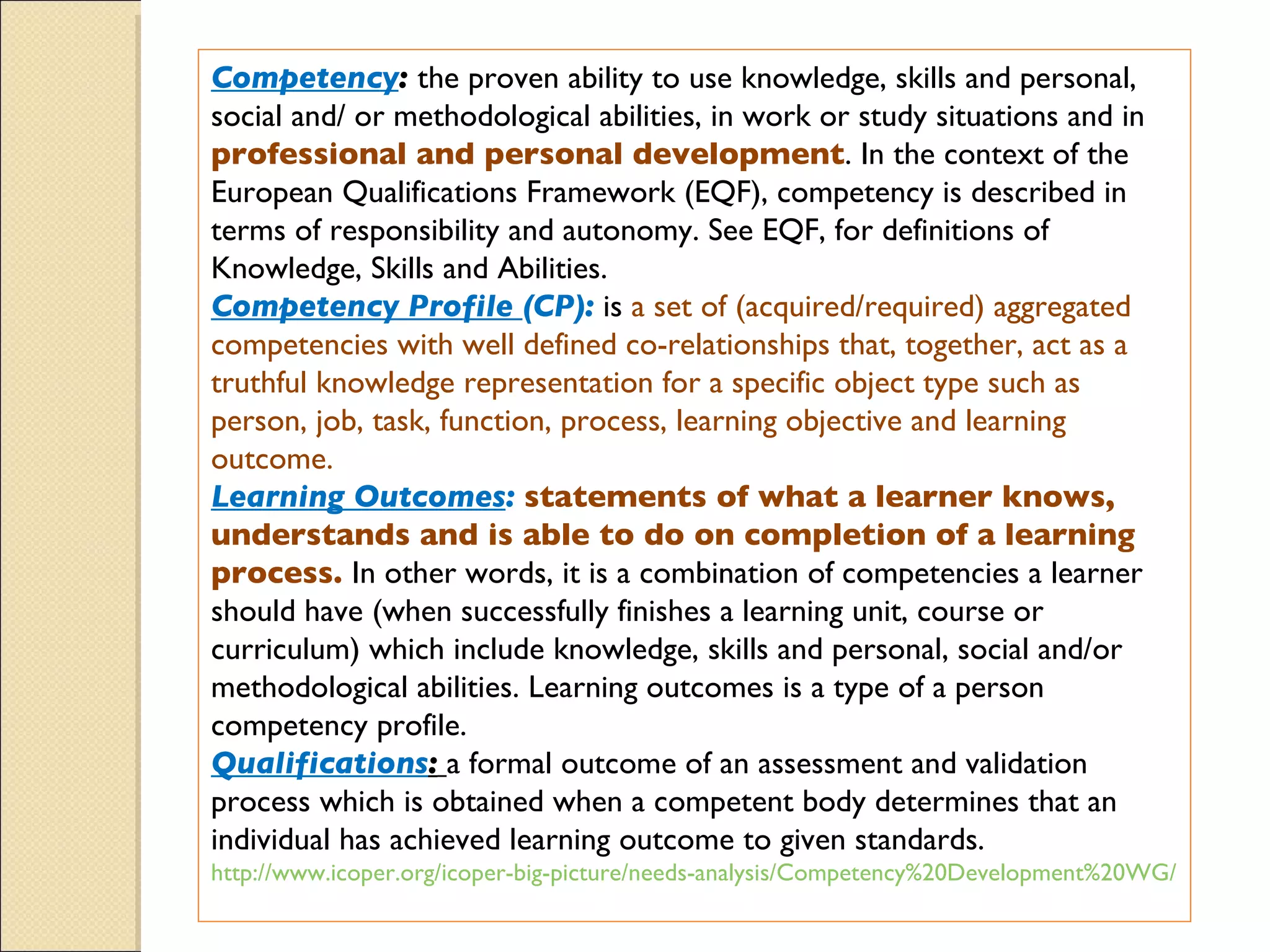 Competency-Based Syllabus Structure and Priorities | PPT