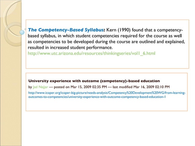 Competency-Based Syllabus Structure and Priorities | PPT