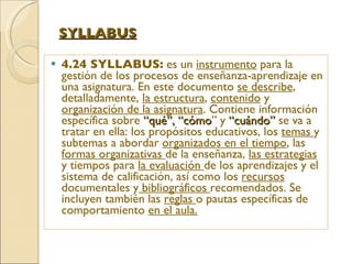 Competency-Based Syllabus Structure and Priorities | PPT