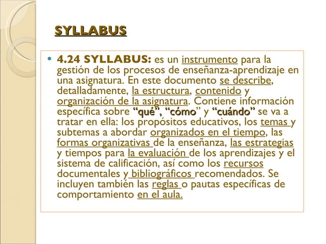 Competency-Based Syllabus Structure and Priorities | PPT