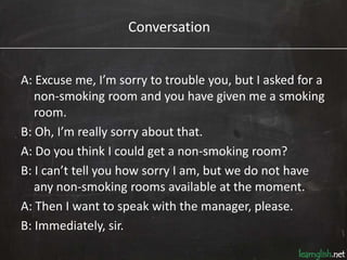 Making a complaint | PPT