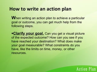 Making action plan | PPT