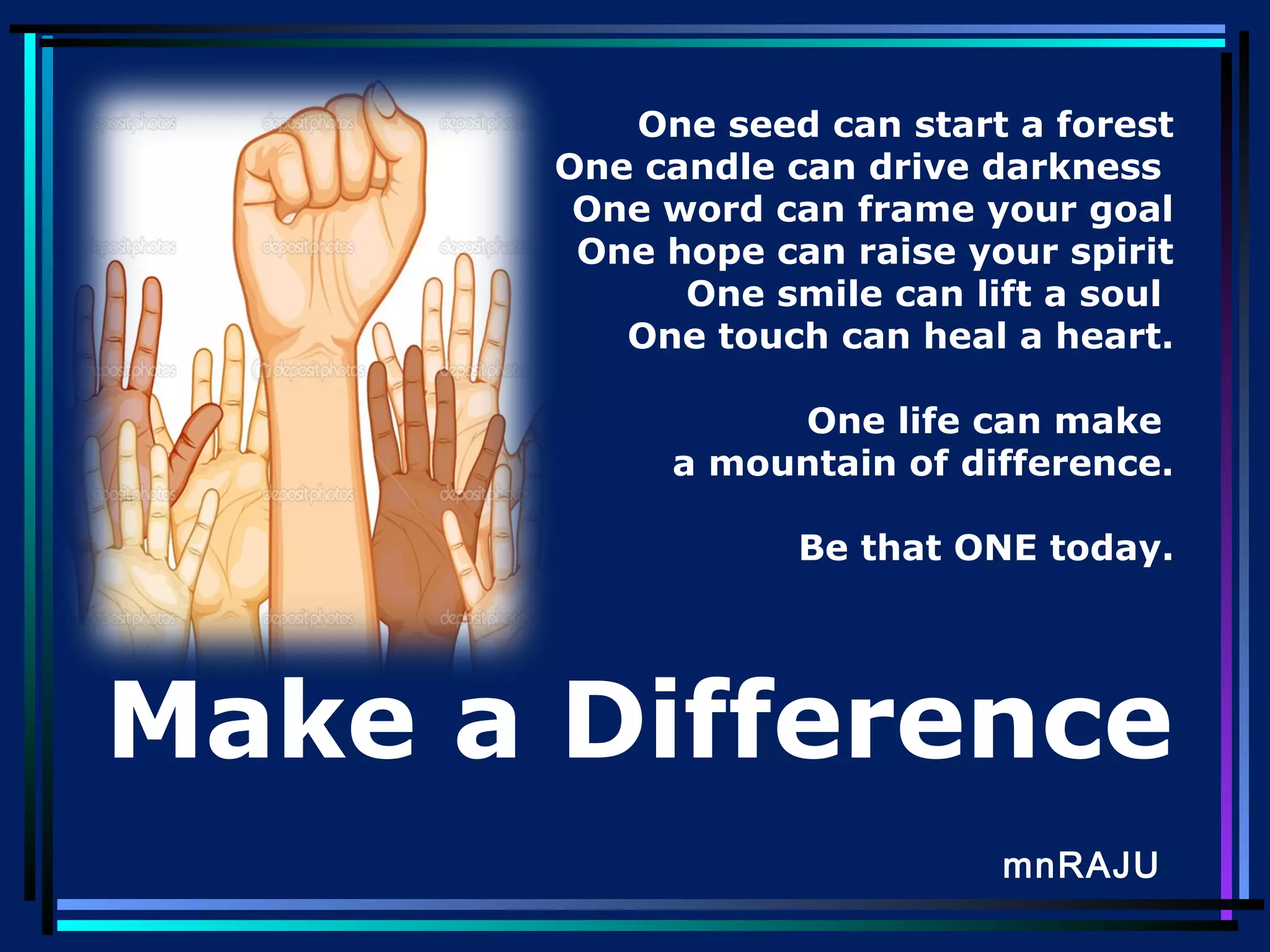 Making a Difference | PPT
