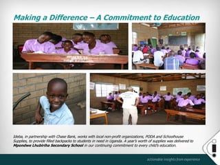 Commitment to Education in Uganda | PPTX | Non-Profit Organizations ...