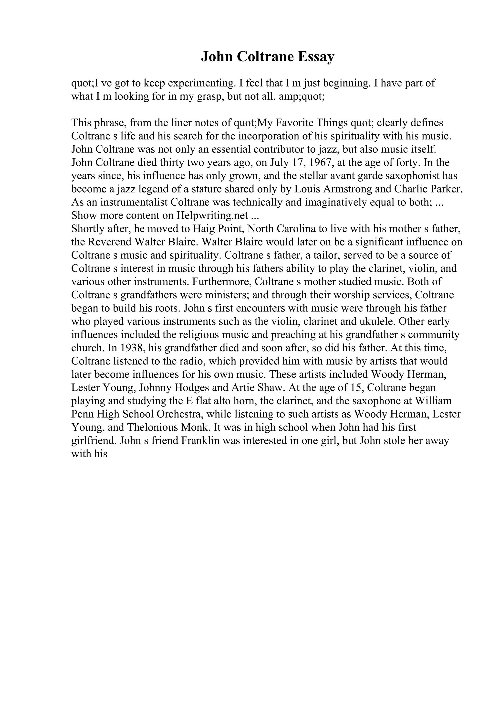 Making A Difference Essay. A comparison essay example. Free Compare And ...