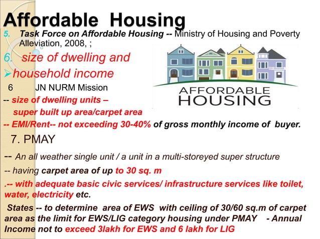 making Affordable Housing.ppt | Government Support and Welfare | Financial Assistance