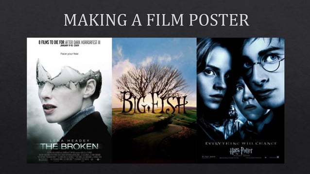 Conventions of film posters and film magazine covers | PPTX