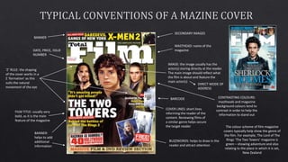 Conventions of film posters and film magazine covers | PPTX