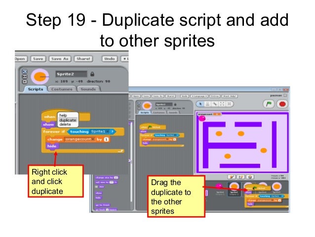 Makingagame in scratch