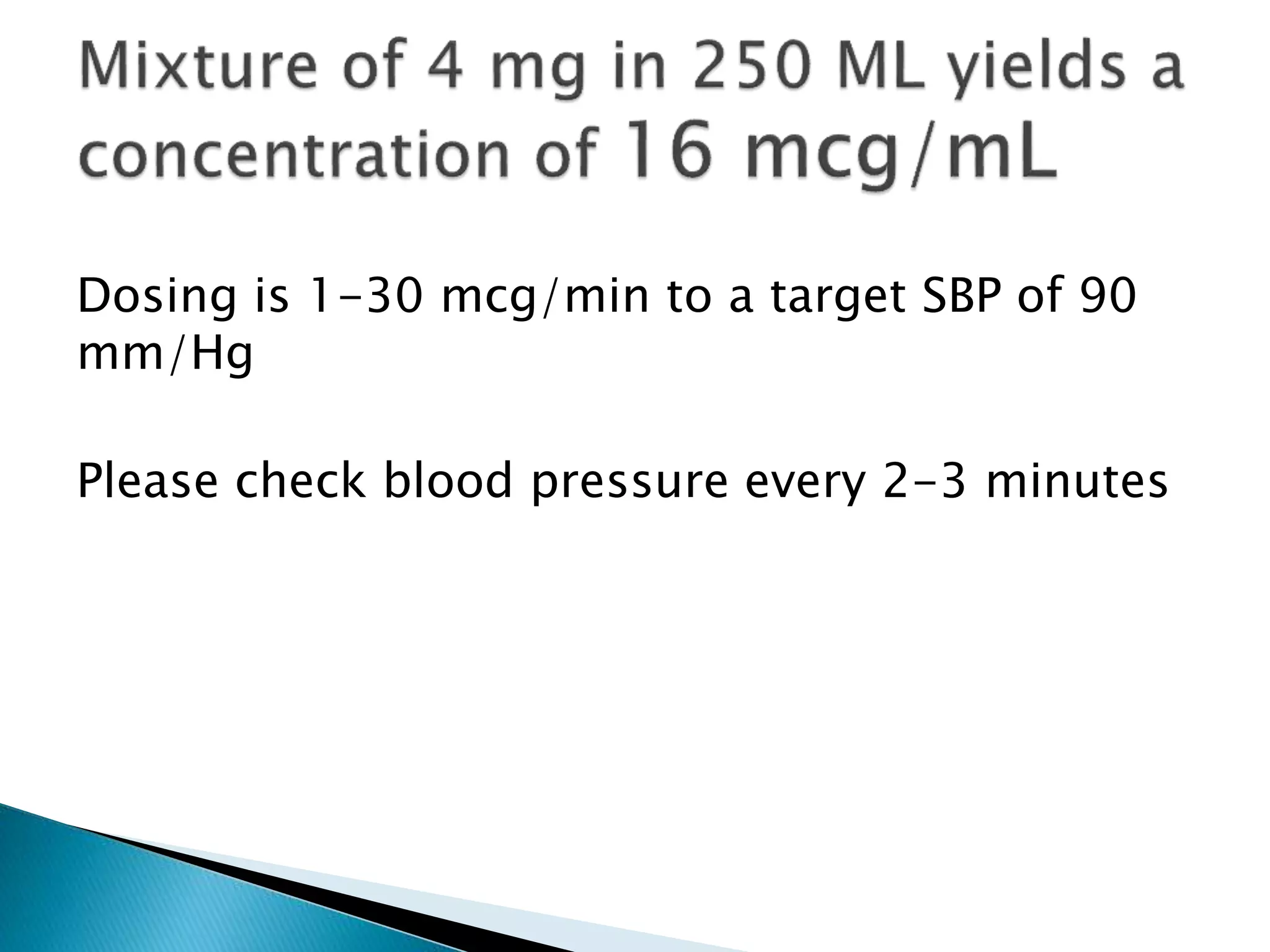 Making A Levophed Drip Ppt