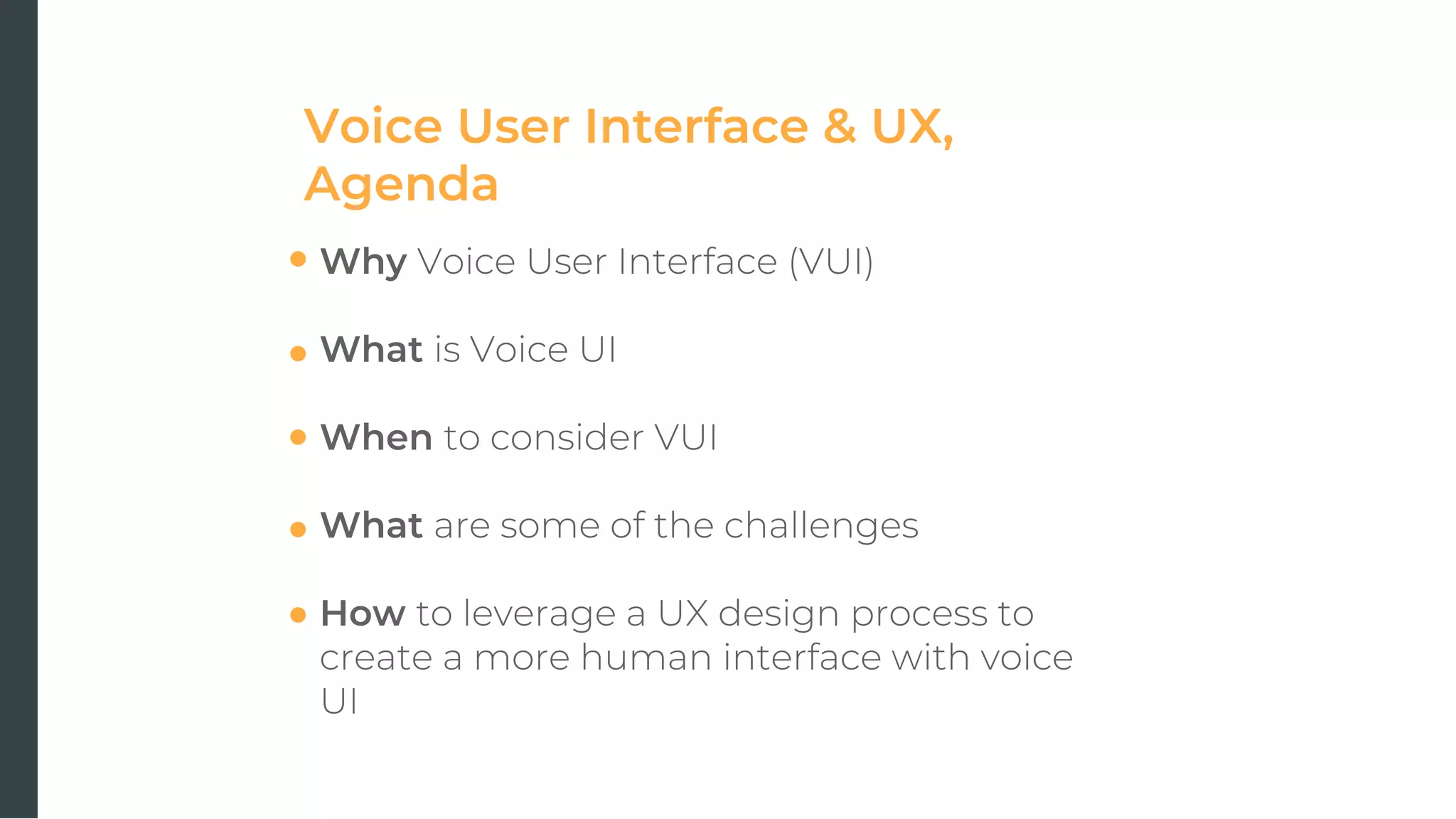 Making a More Human Interface with Voice UI & UX