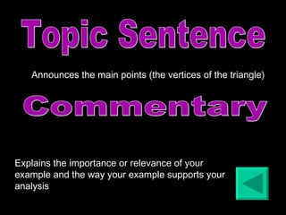 Making analytical statements | PPT