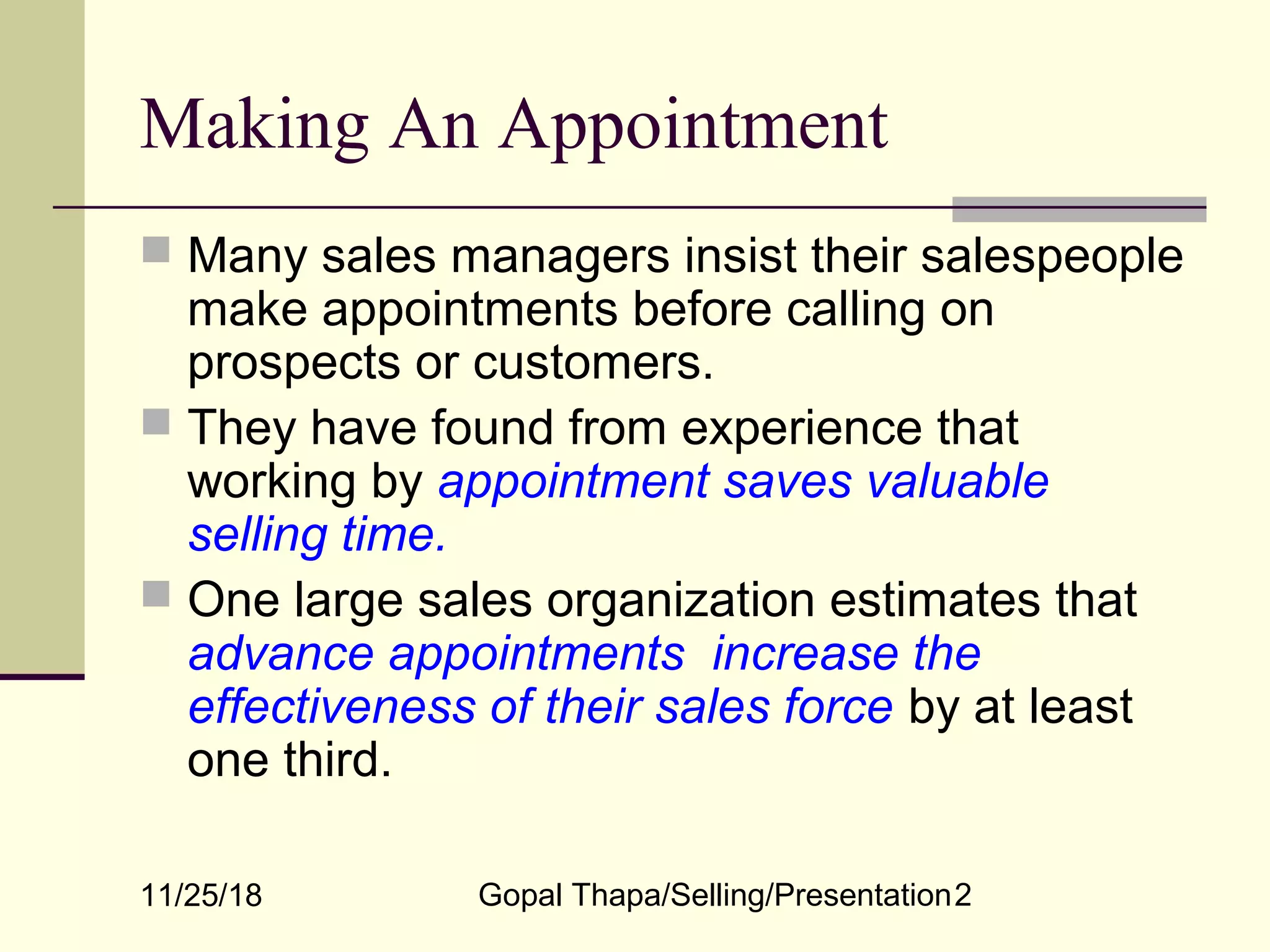 Making an appointment | PPT