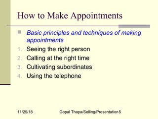 Making an appointment | PPT