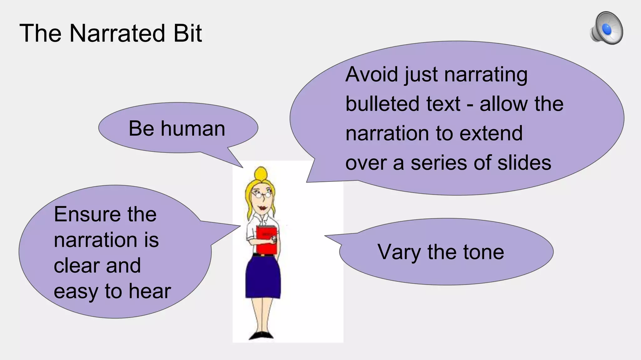 Making a narrated powerpoint final copy | PPT