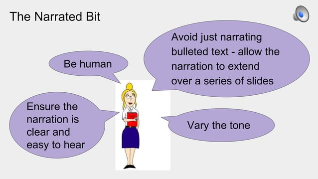 Making a narrated powerpoint final copy | PPT