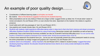 Making a narrated powerpoint final copy | PPT