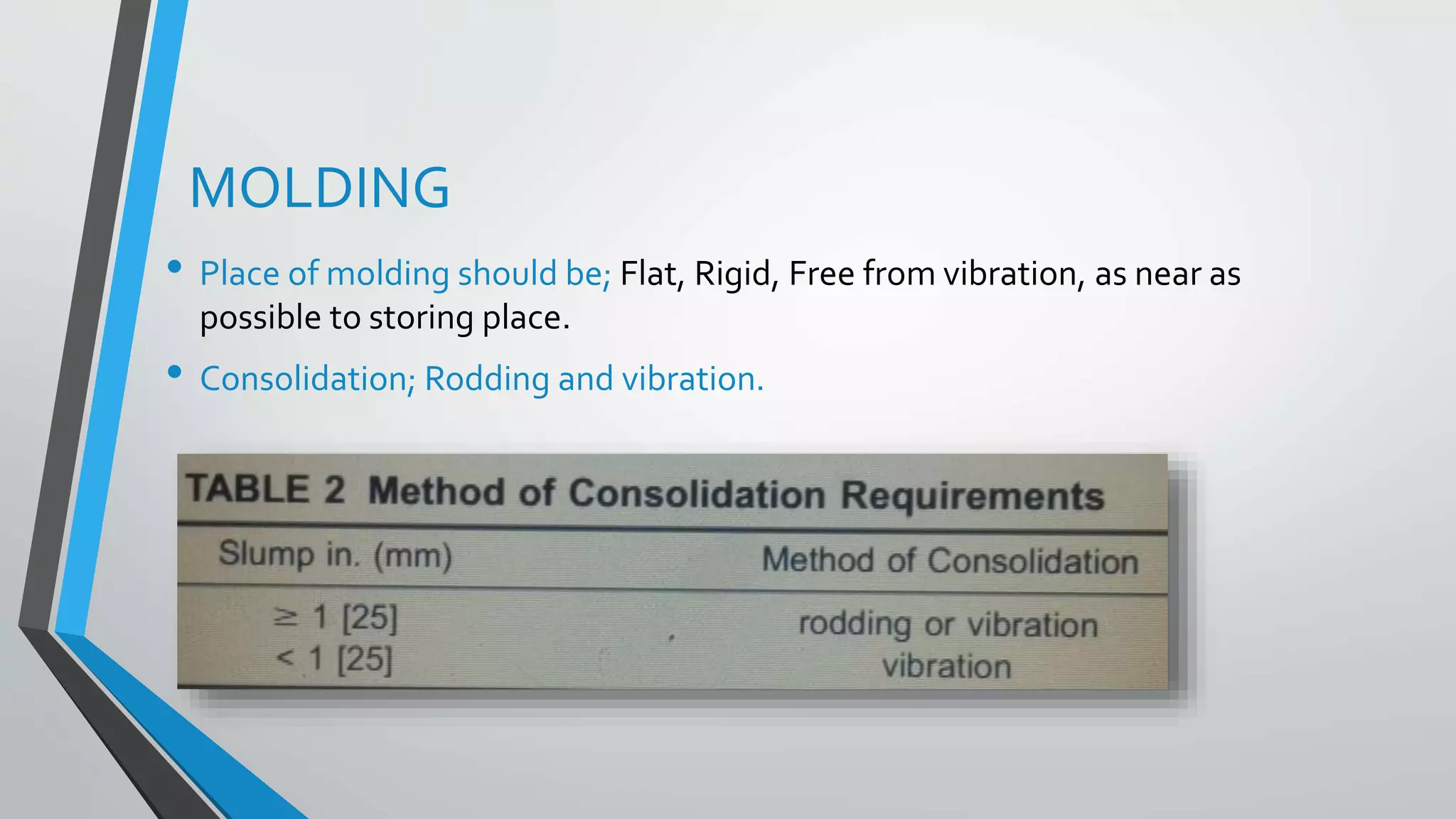 Making and curing concrete test specimens in the field | PPTX