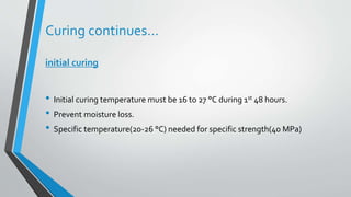 Making and curing concrete test specimens in the | PPT