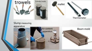 Making and curing concrete test specimens in the | PPT