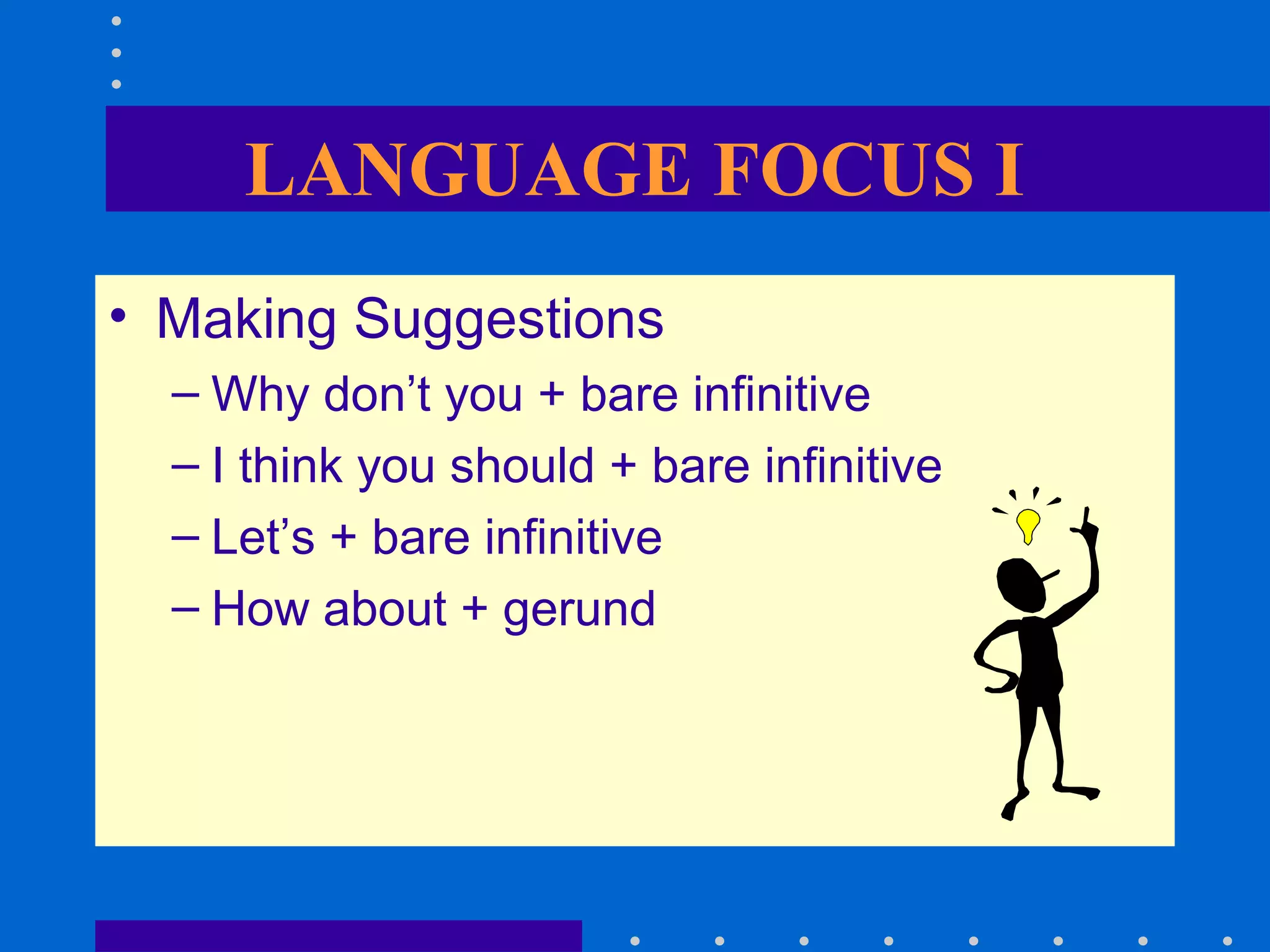 Making and responding to suggestions (2) | PPT