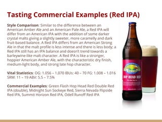 Making and tasting specialty IPAs | PPT