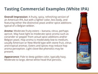 Making and tasting specialty IPAs | PPT